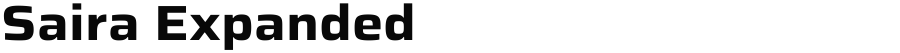 Saira Expanded - 字阁网