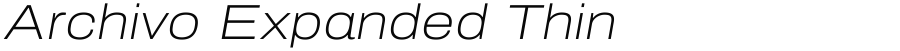Archivo Expanded Thin - 字阁网
