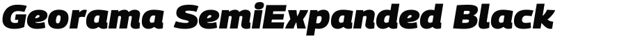 Georama SemiExpanded Black - 字阁网