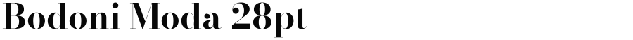 Bodoni Moda 28pt - 字阁网