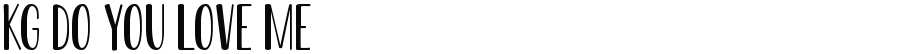 KG Do You Love Me - 字阁网
