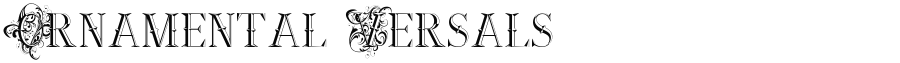 Ornamental Versals - 字阁网
