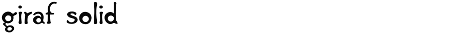 Giraf Solid - 字阁网