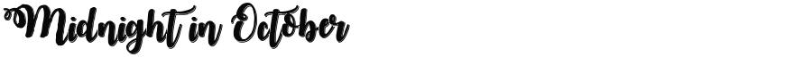 Midnight in October - 字阁网